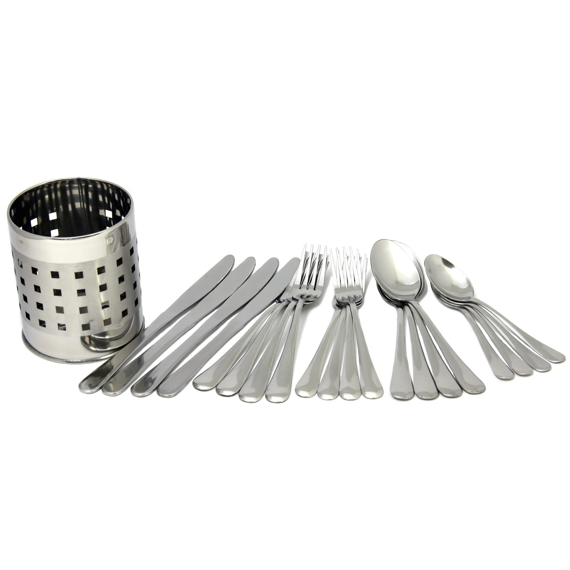 Chef Craft Heavy Duty Tablespoon, 7.5 inches in Length 3 Piece Set, Stainless Steel