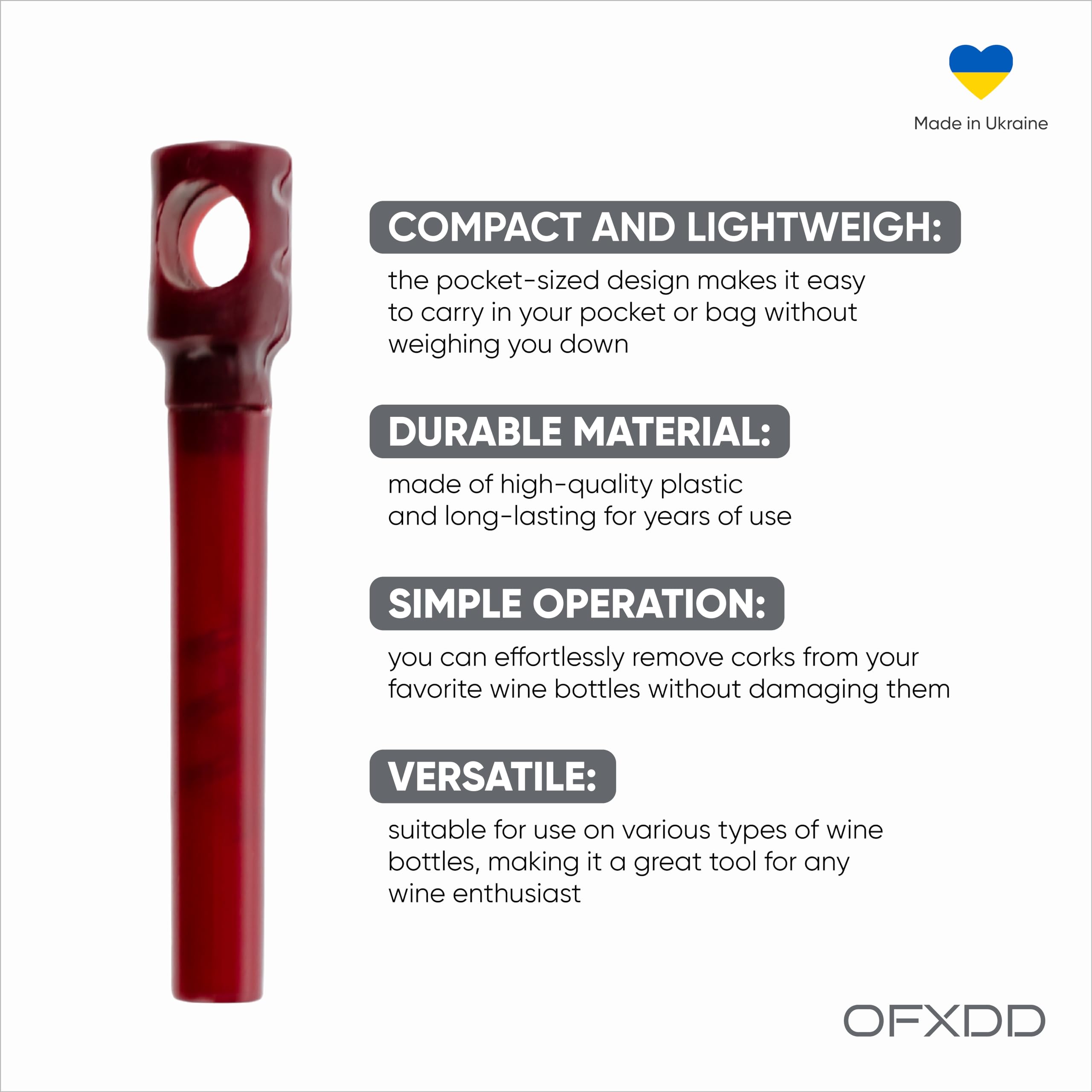 Basic Travel Wine Opener Pocket Size - Plastic Portable Corkscrew for Wine Glass Bottle - Set of 12