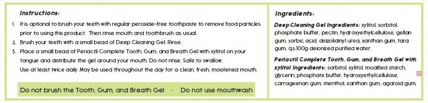 Periactil's Complete Oral Care System - Value 3 Pack Advanced Xylitol Matrix: for Teeth, Gums, Dry Mouth, Sensivity, Stain Removal and Great Breath