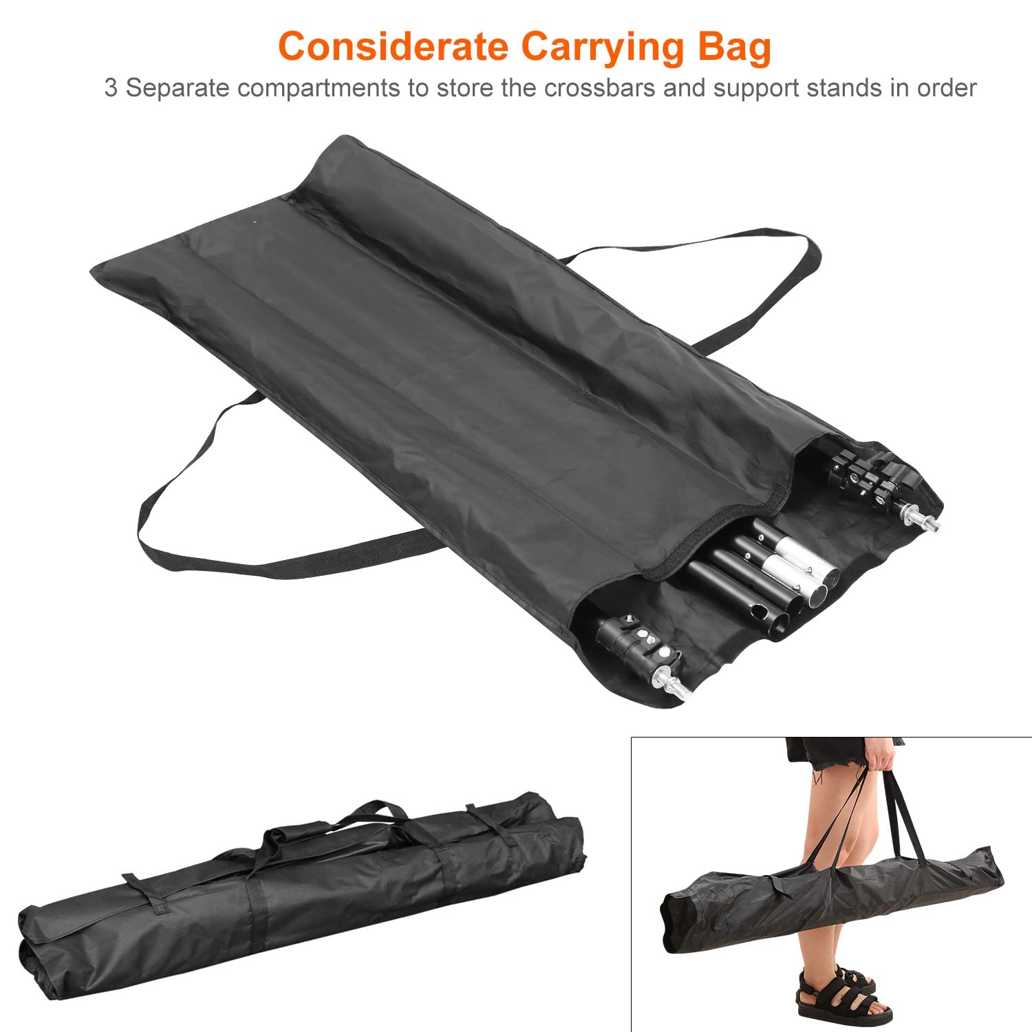 Backdrop Stand Photo Video Studio, 10Ft Wide Adjustable Backdrop Stand, Background Support System Kit with Clamps Carry Bag