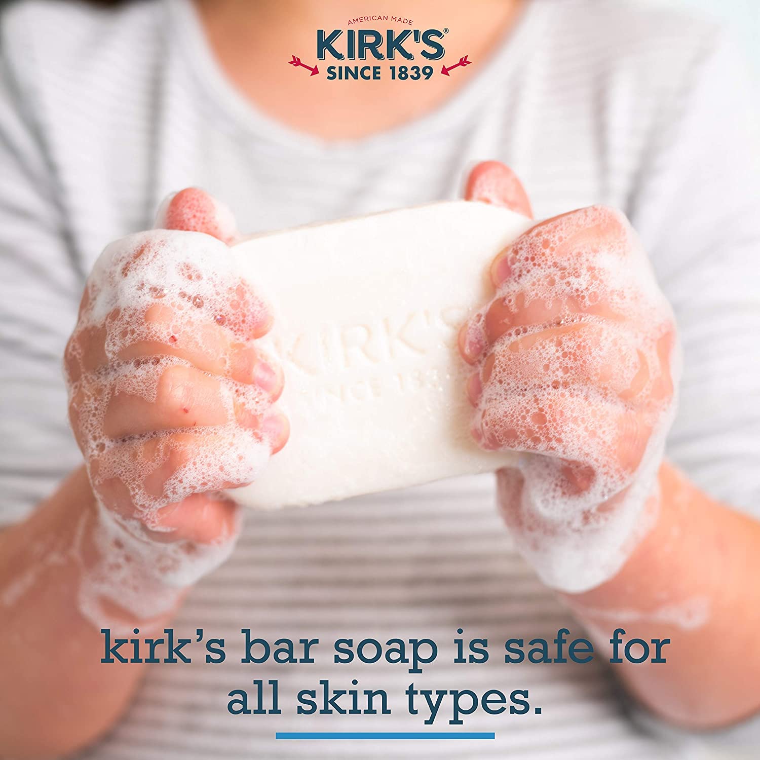 Kirk's Castile: Coco Castile Bar Soap, Original 4 oz (2 pack)