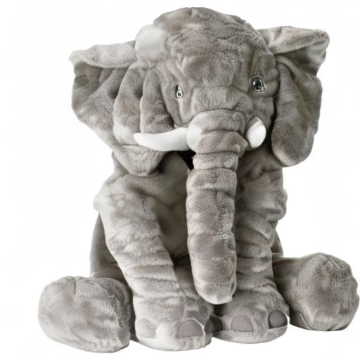 GRIFIL ZERO Big Elephant Stuffed Animal Plush Toy 25 Inches Cute XXL Size Grey Elephant Toy (Grayy)