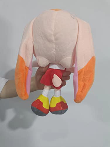 WEERSHUN Plush Toys, 10-12 inch Series Action Figures Plushies (Cream The Rabbit)