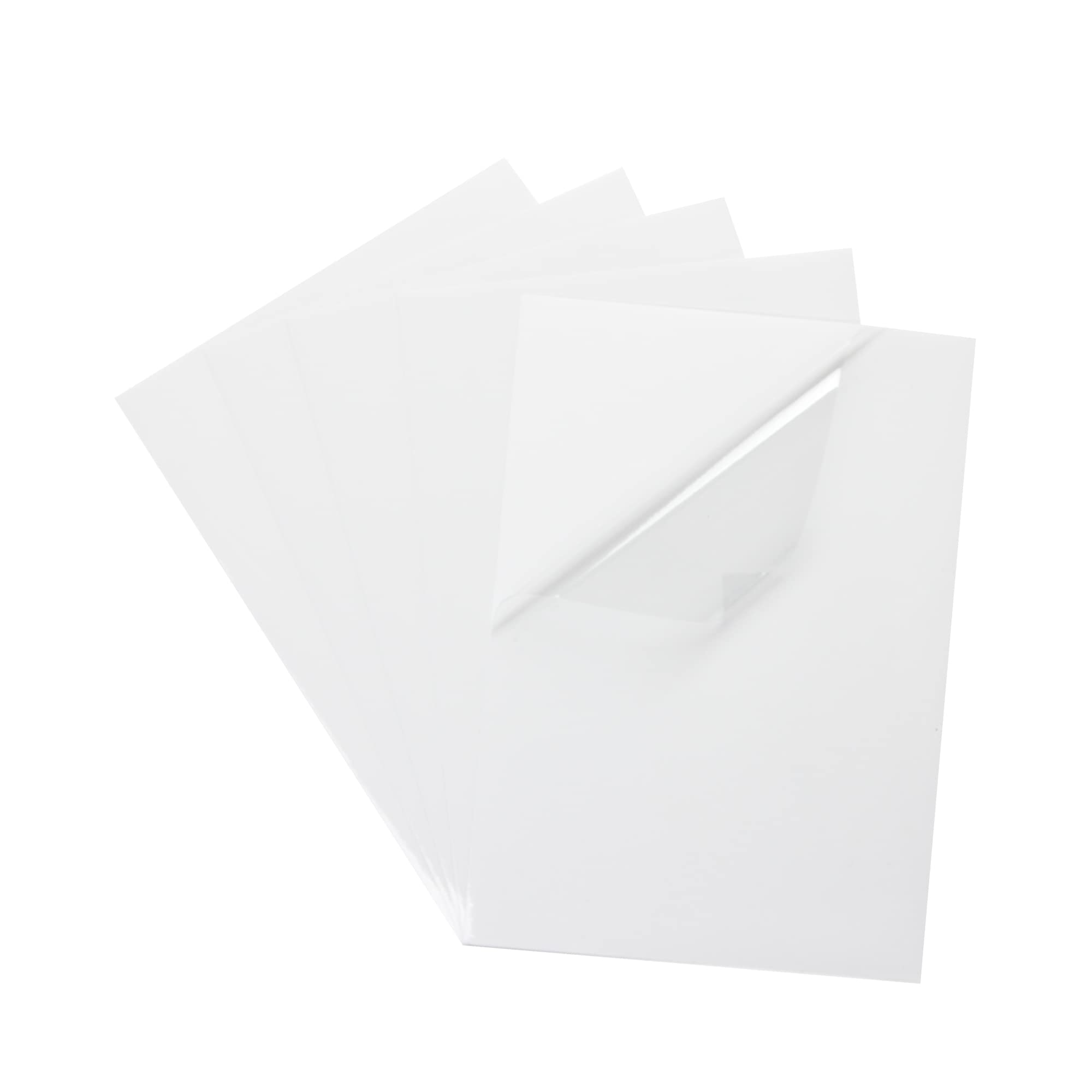 Avarrix Australia Self Adhesive Laminate Sheets for Stickers, Waterproof Label Stickers, Protection for Printable Vinyl Stickers, Glossy, Tear Resistant, Ultra Strong Bond, Pack of 50, A4 Size