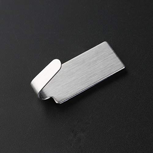 BESPORTBLE Stainless Steel Hook Sticky Hook, Wall Towel Hook Kitchen Bathroom Wardrobe Wall Hook Clothes Backpack Hook 12Pcs (Silver)