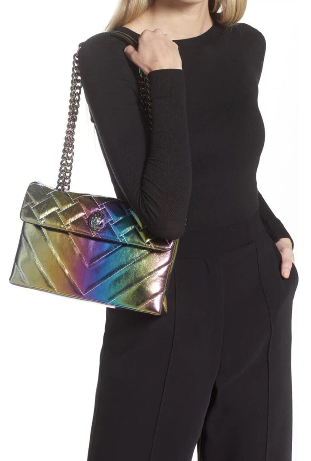 Kurt Geiger London Leather Kensington Bag Multi One Size