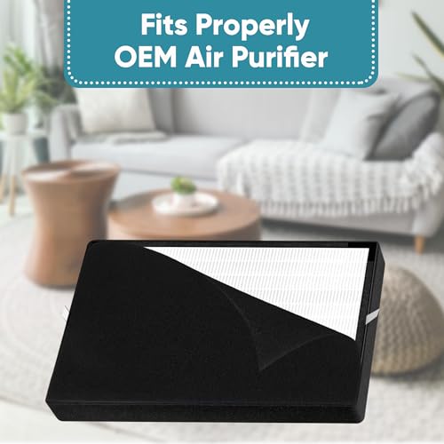 BF35 True Hepa Filter Replacement - for BreatheSmart Classic Air Purifier - Compatible with BF35 Includes Grade H13 True HEPA Filter & Carbon Pre-Filter