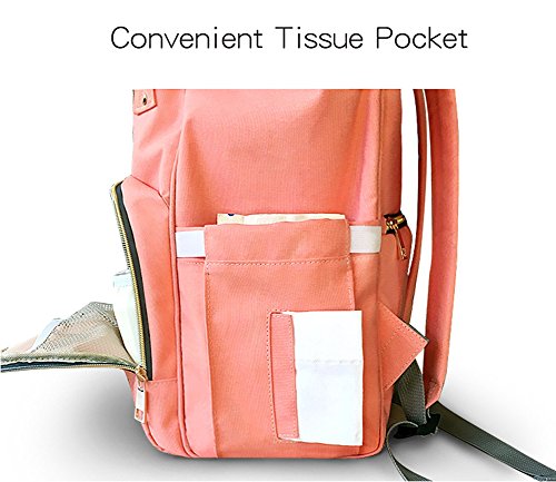 Ticent Diaper Bag Backpack Multifunction Travel Back Pack Large Maternity Nappy Bag Baby Changing Bags with Stroller Straps, Waterproof and Stylish