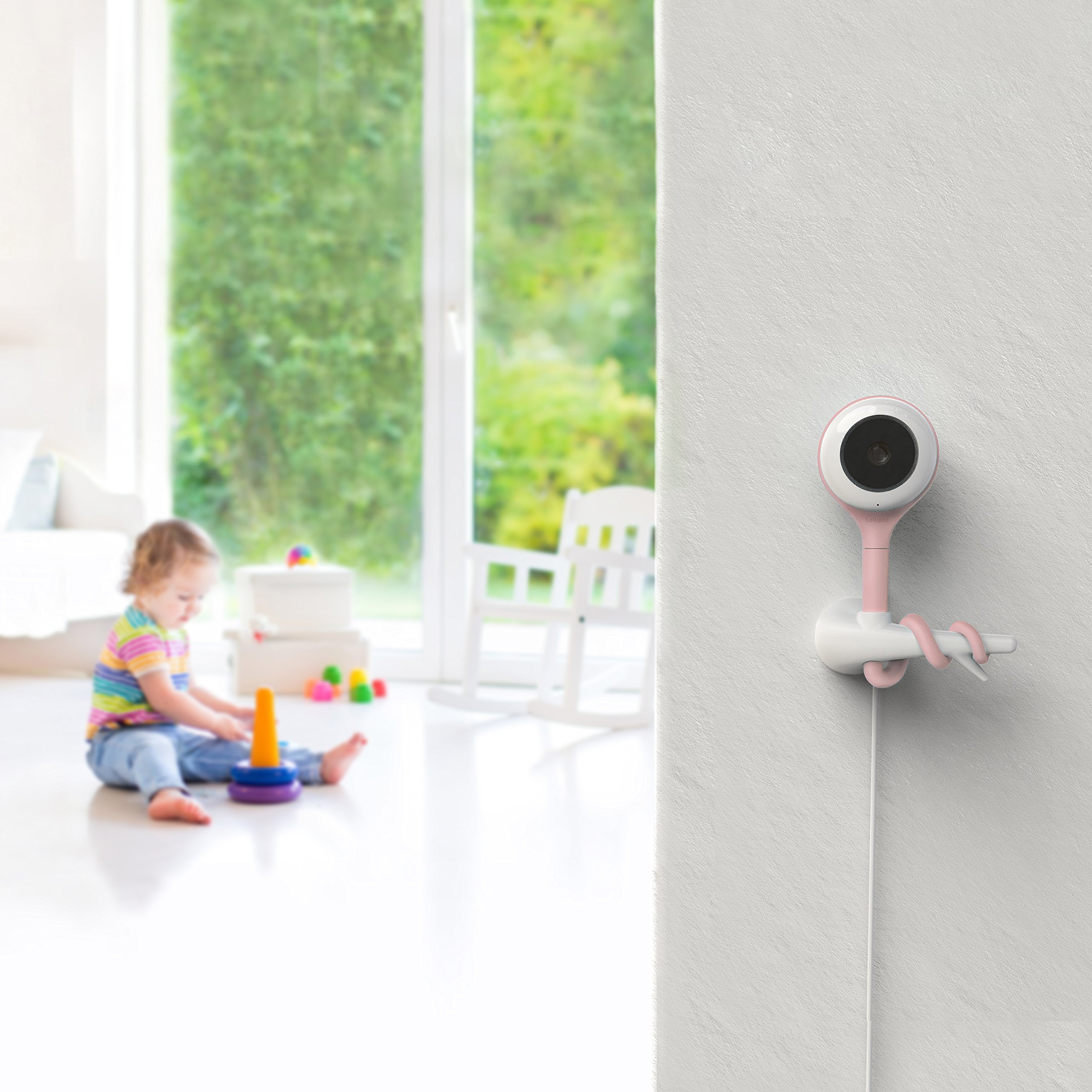 Lollipop - Smart Baby Monitor with True Crying Detection (Cotton Candy)