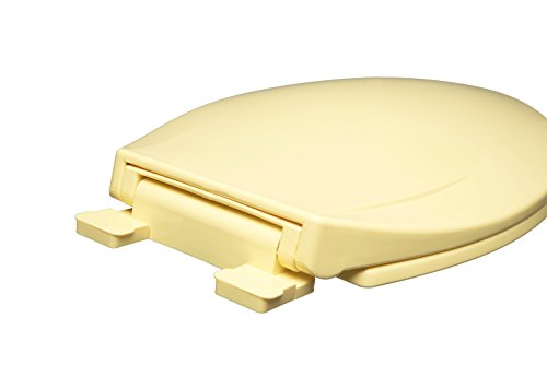 Bath Décor 2F1E6-50 Molded of high-Impact Resistant Polypropylene, Contemporary Design Slow Close plastic, Elongated