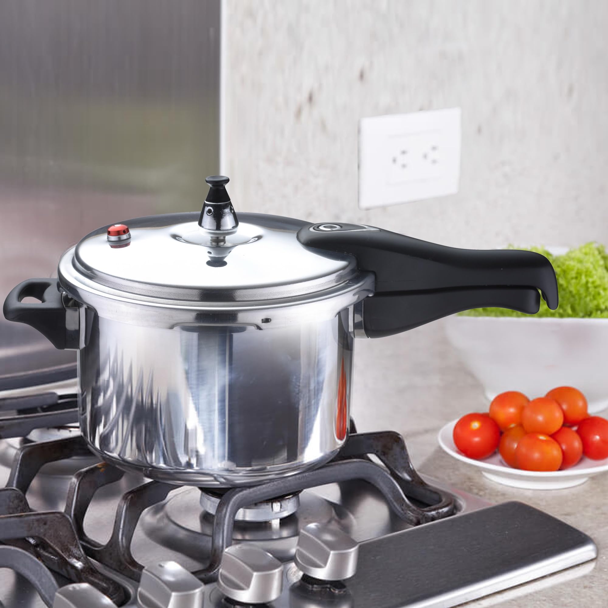 Bene Casa 61423 Aluminum Pressure Cooker 9.45 Quart 9 Liter