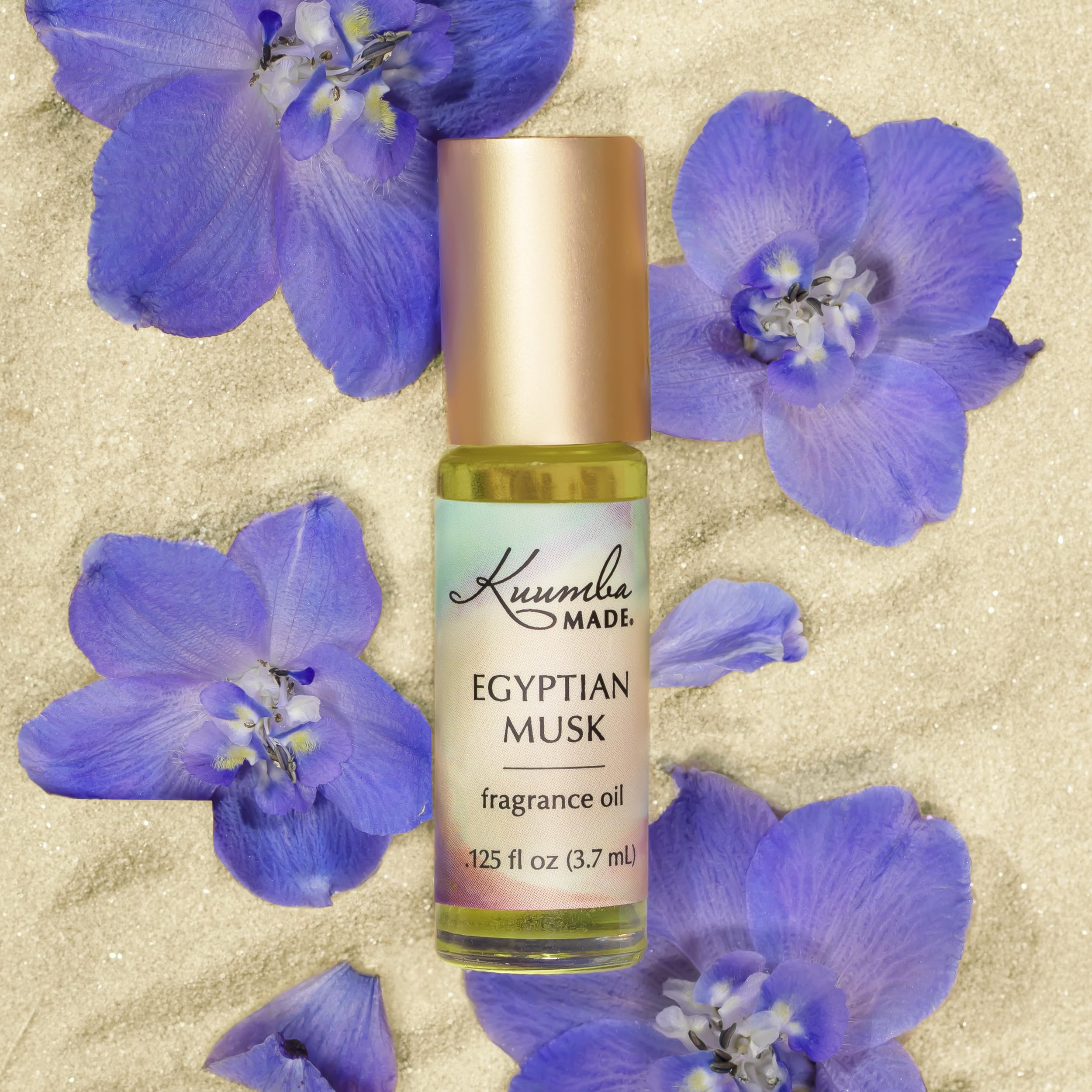 Kuumba Made Egyptian Musk Fragrance Oil Roll-On 0.125 fl oz (3.7ml) | Rollerball Perfume | Alcohol Free