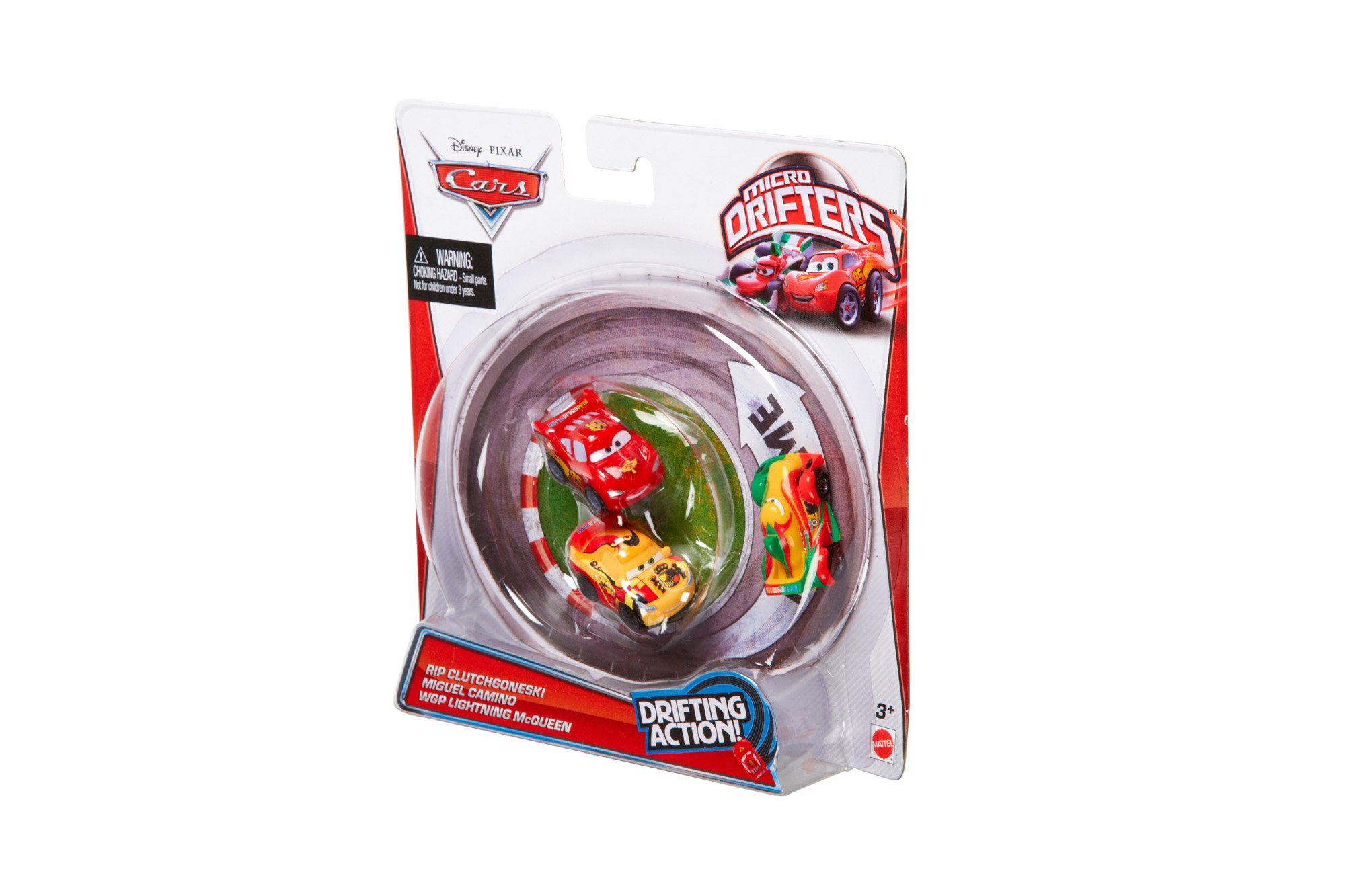 Disney Cars Toys Micro Drifters Cars, 6-Pack
