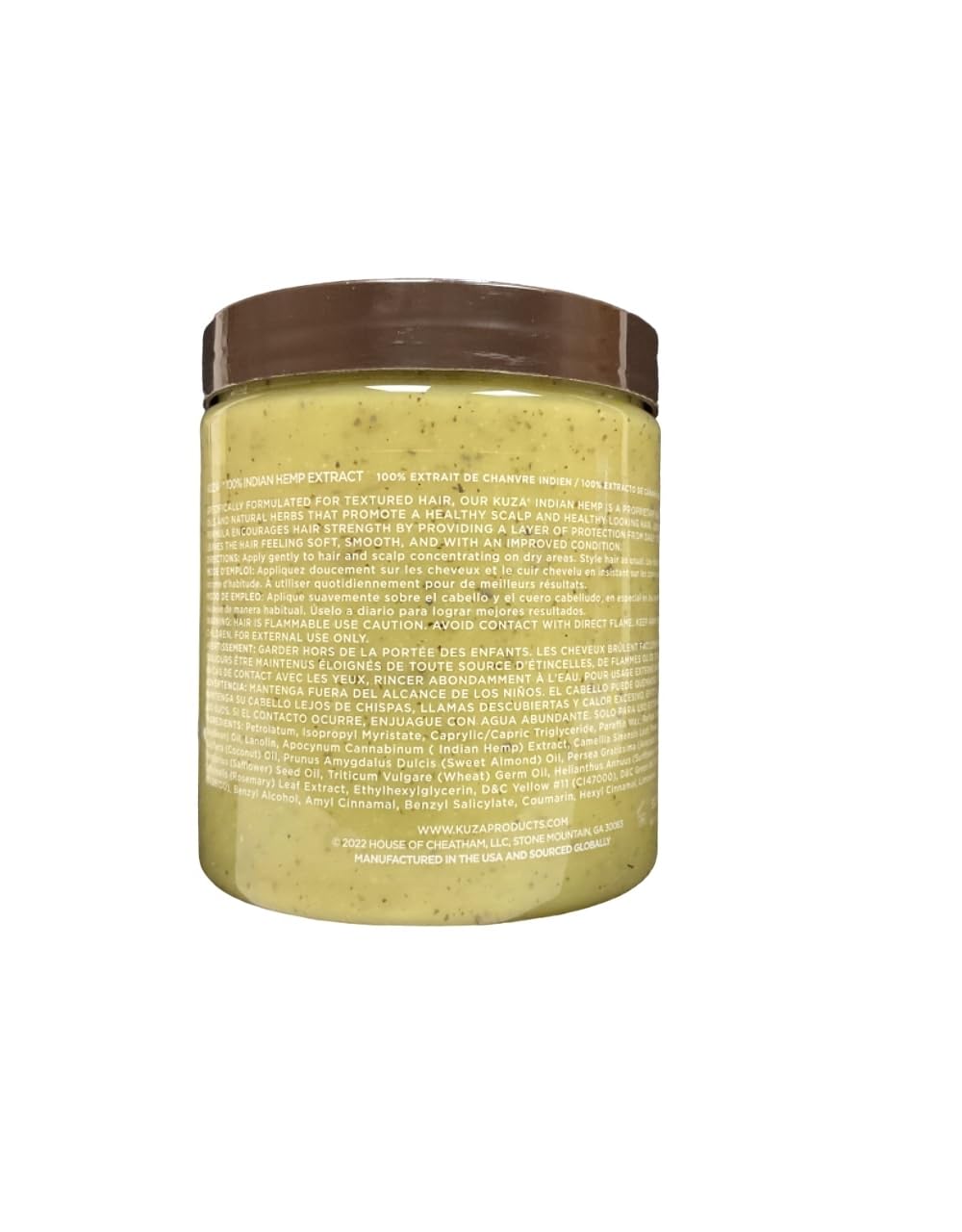 Kuza 100% Indian Hemp Hair and Scalp Treatment Jumbo Size 508.5g by Kuza