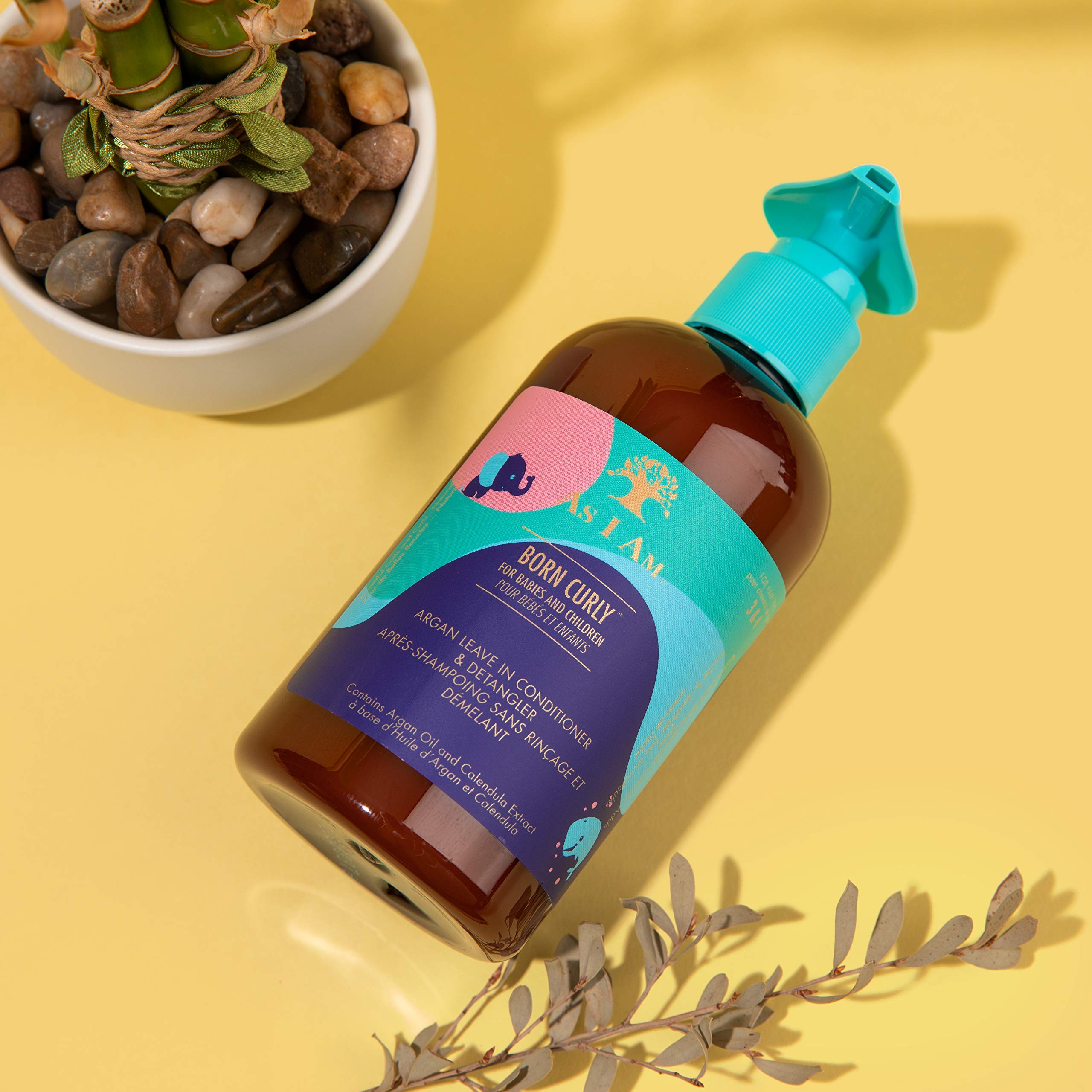 As I Am Born Curly Argan Leave-In Conditioner & Detangler - 8 ounce