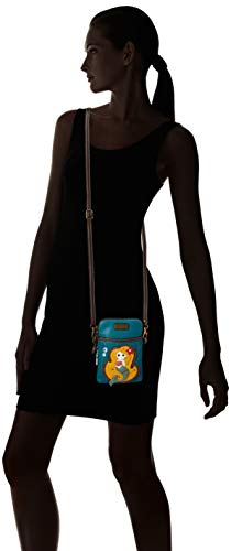 Chala Cellphone Crossbody Handbag Mermaid/Blue, 5 x 7.5 x 1