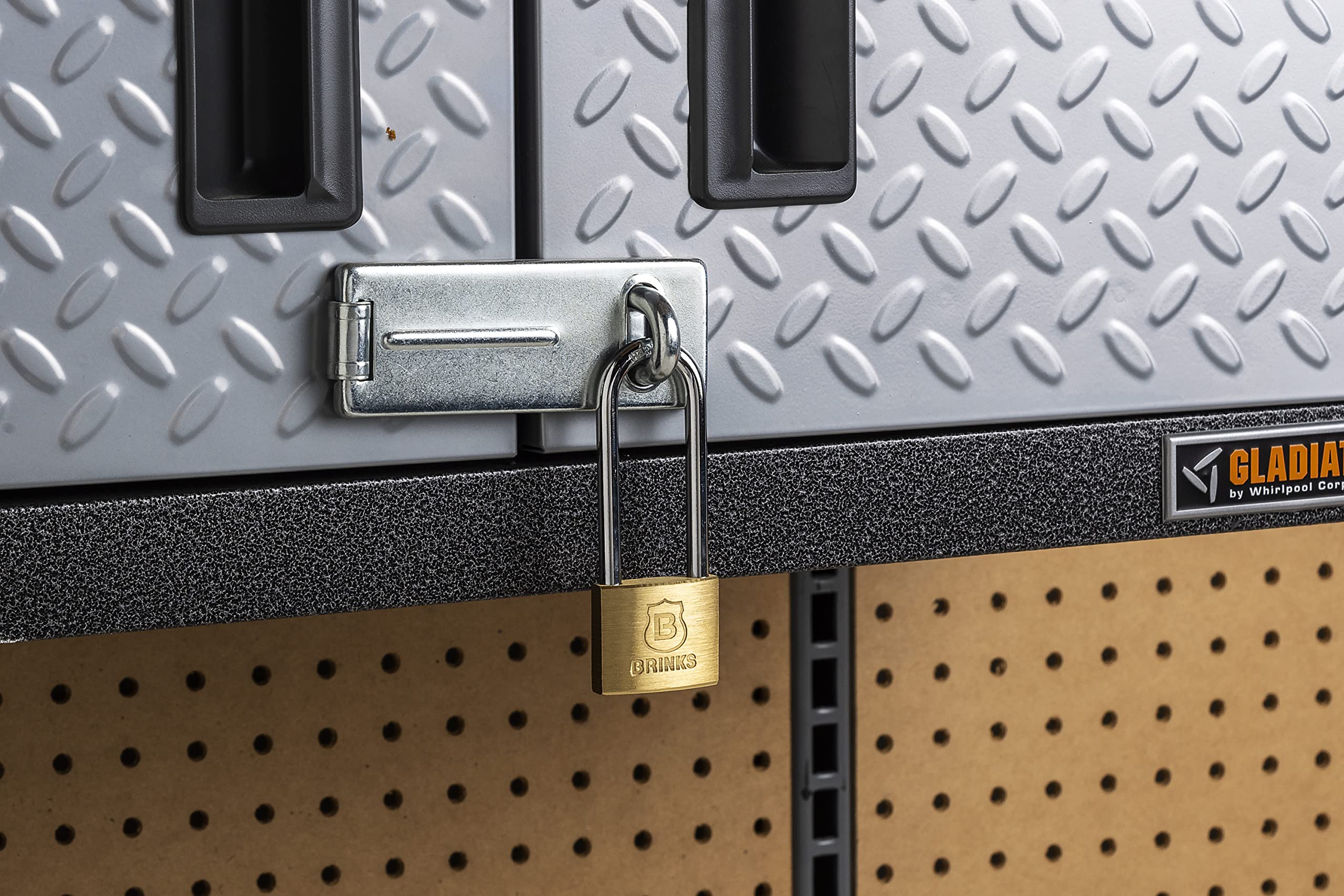 BRINKS - 40mm Solid Brass Keyed Padlock with 2.5β Shackle Clearance, 2-Pack - Chrome Plated with Hardened Steel Shackle, (171-42201)
