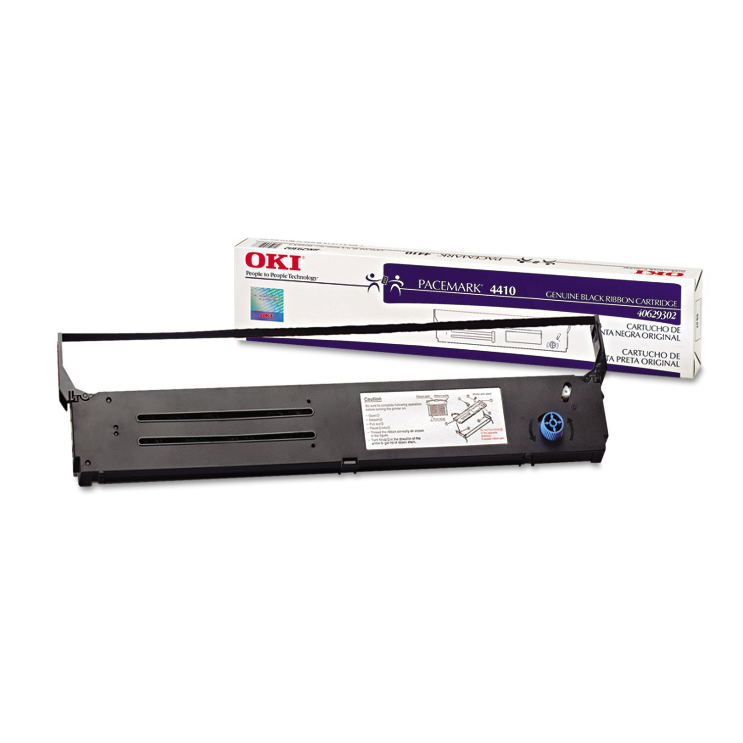 OKI 40629302 Ribbon Cartridge, Black