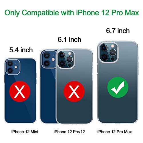 Battery Case for iPhone 12 Pro Max, Upgraded 8500mAh Portable Battery Pack Rechargeable Charger Case Compatible with iPhone 12 Pro Max (6.7 inch) External Battery Charging Case Support Carplay (Pink)