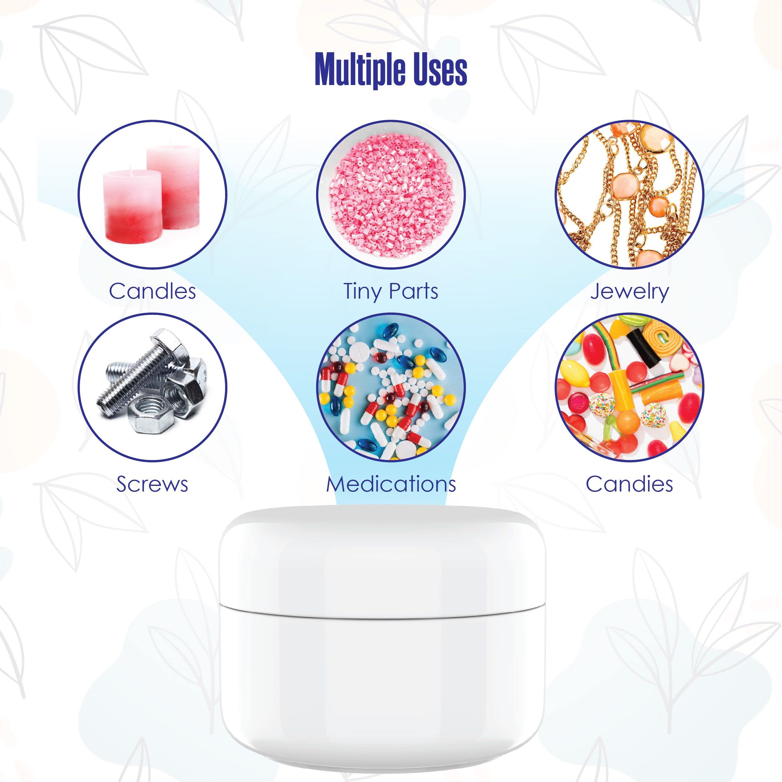 Lotion Container, Lotion Jars, Body Butter Containers, Cosmetic Containers With Lids, Cosmetic Jars With Lids 4 Oz, Cream Containers With Lids, Plastic Jars With Lids 4 Oz, Body Butter Jars, 12 Pack
