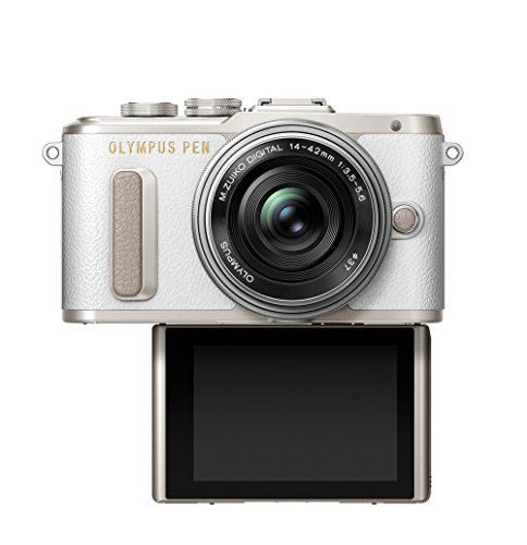 OLYMPUS Pen E-PL 8 EZ Double Zoom Kit [White][International Version, No Warranty]