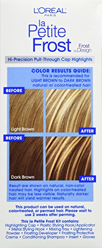 L'Oreal Paris Le Petite Frost Pull-Through Cap Highlights For Short Hair, H55 Creme Caramel