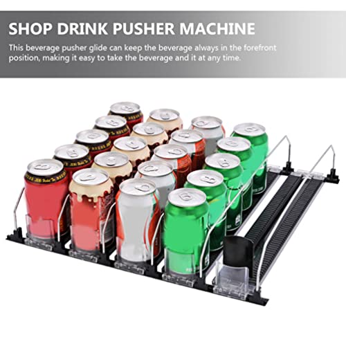 Cabilock Fridge Organizer Vending Machine Beverage Drinking Automatic Pusher Soda Can Organizer for Refrigerator Drink Dispenser for Shop Freezer Organizer Vending Machine