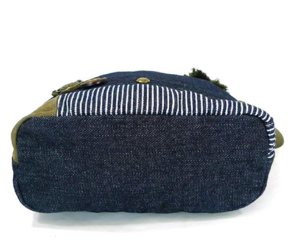 Chala Patch Crossbody Bag, Ladybug, Denim