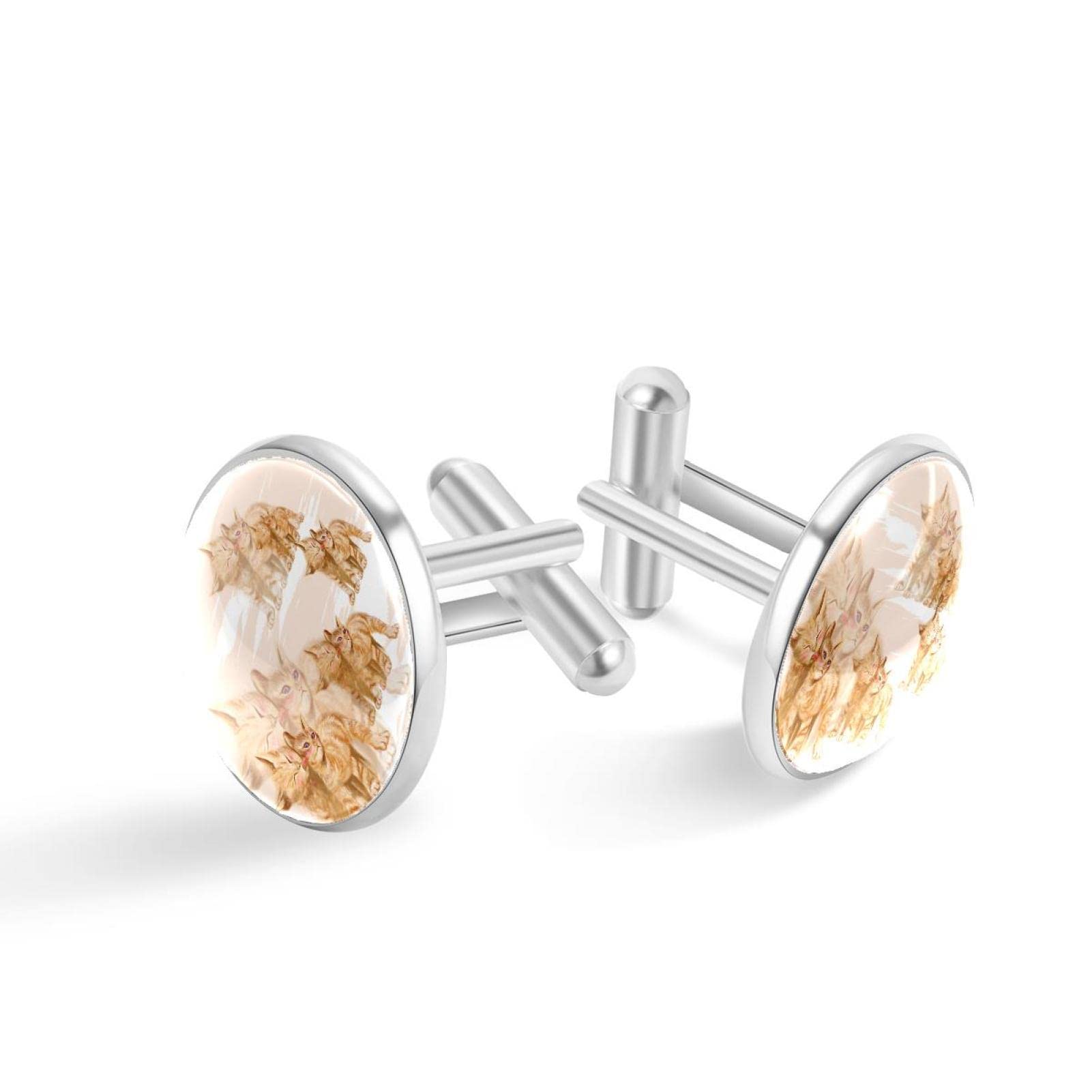 Arrow, Cufflinks and Studs Set for Tuxedo Shirts Business Wedding (Multiple Colors3)