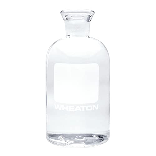 Wheaton 227497-00G BOD Bottle, 3000mL, Pennyhead Stopper, Unnumbered, 69mm Diameter x 165mm Height (Case Of 24)
