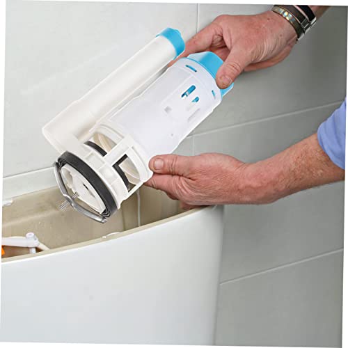 BETOOKY 1 Set Float Valve Water Valve Fill and Dual Flush Conversion System Toilet Flusher Replacement Kit Toilet Replacement Parts inside Tank Whelping Kit Mute Button Toilet Fill Valve