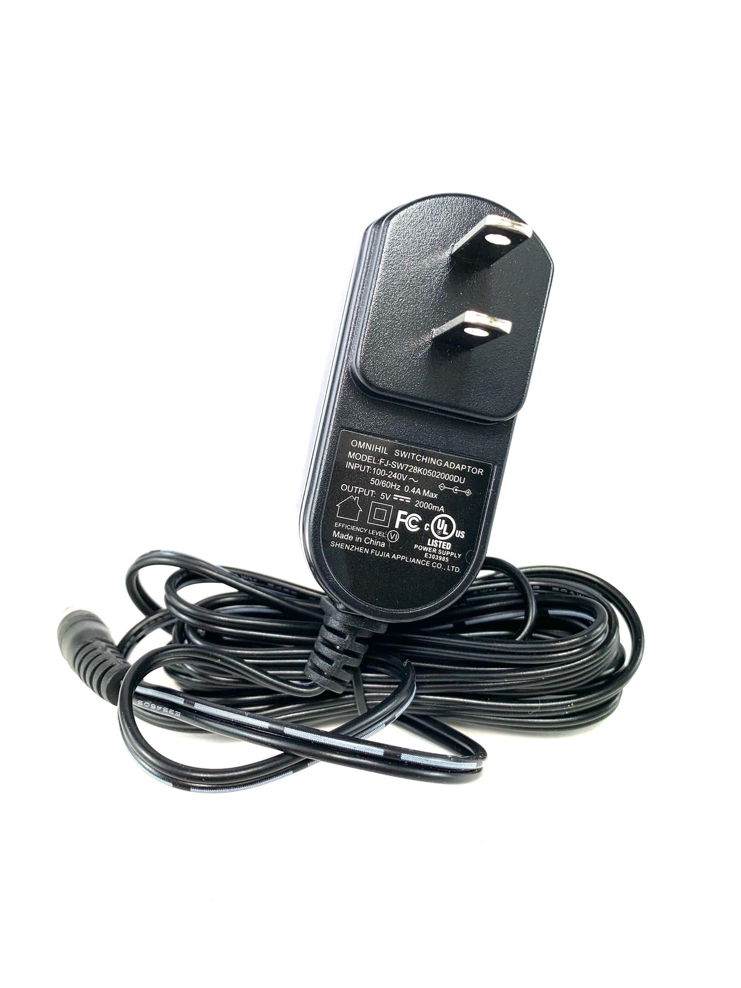 Omnihil AC/DC Adapter Compatible with CSEC CS6D090060FUF Power Supply Wall Adapter Compatible with LOREX Power Supply Adaptor Cord