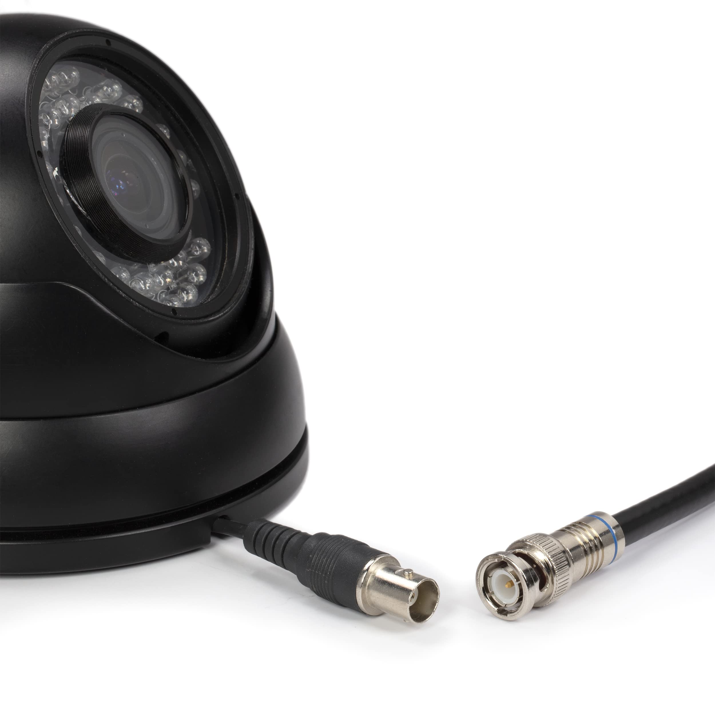 THE CIMPLE CO - BNC Cable, 100 FT, RG6 HD-SDI and SDI, with Two Male BNC Connections, 75 Ohm, Professional Grade, Low Loss, 30 Meter, Black