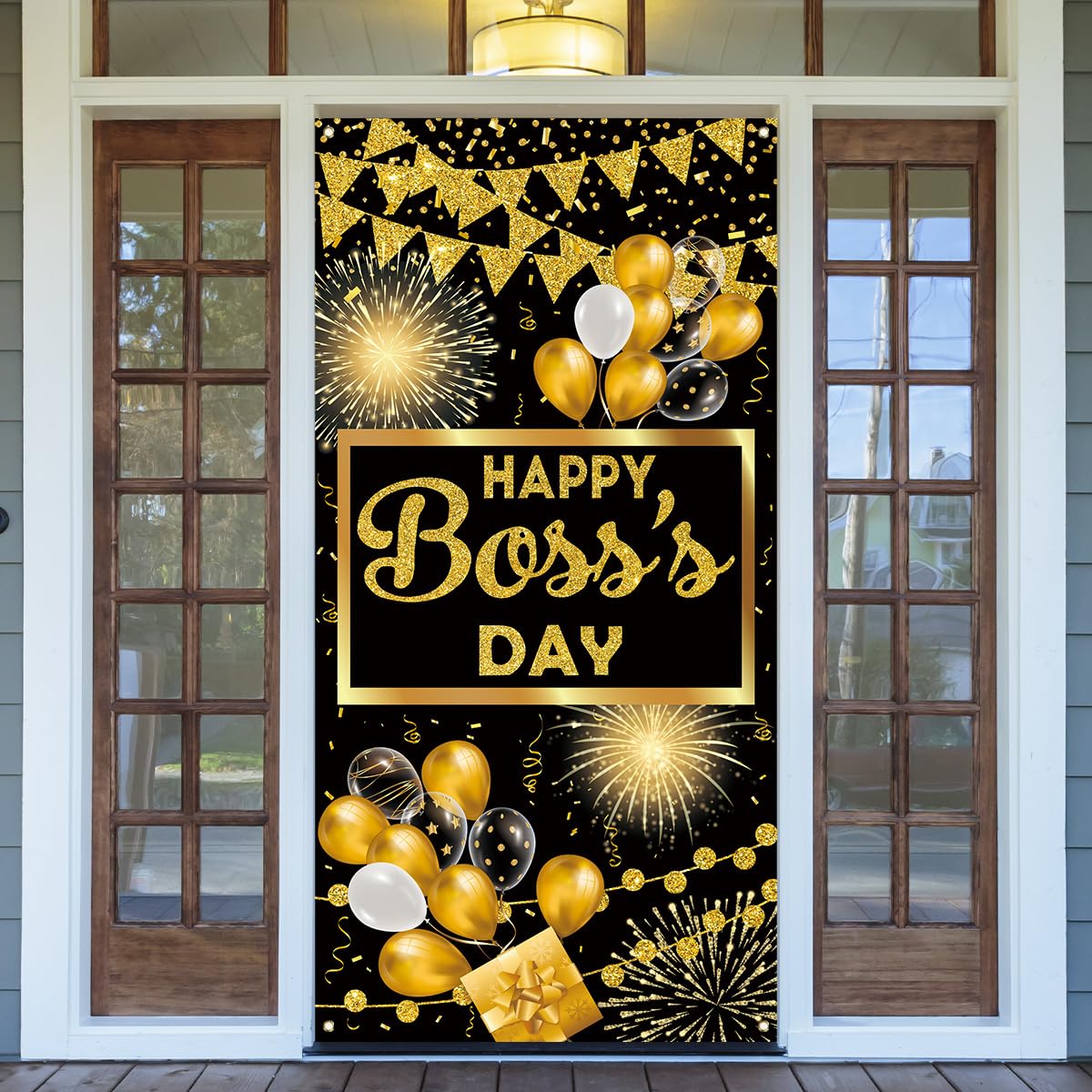 Boss Day Decorations Happy Boss Day Door Cover Boss's Day Banner Boss Lady Decor Happy Boss Day Decoration for Office