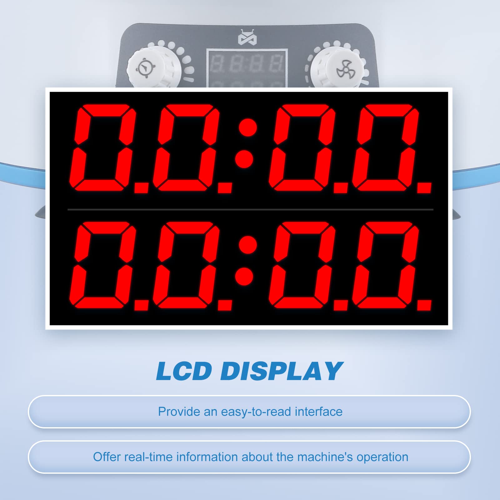 Mxmoonant Centrifuge Machine, 15mlX6 Lab Benchtop PRP Centrifuges, 4000RPM Electric Desktop Centrifuge with LCD Digital Display, Time & Speed Control 110V White