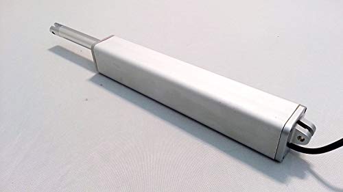 SOViK 12V DC 3 inch Stroke Linear Actuator Electric Cylinder with Mounting Brackets Max Force 80 pounds High Speed 1" per sec Square Tube 7/4"(W) x7/4"(H) (Slotted Shaft End)