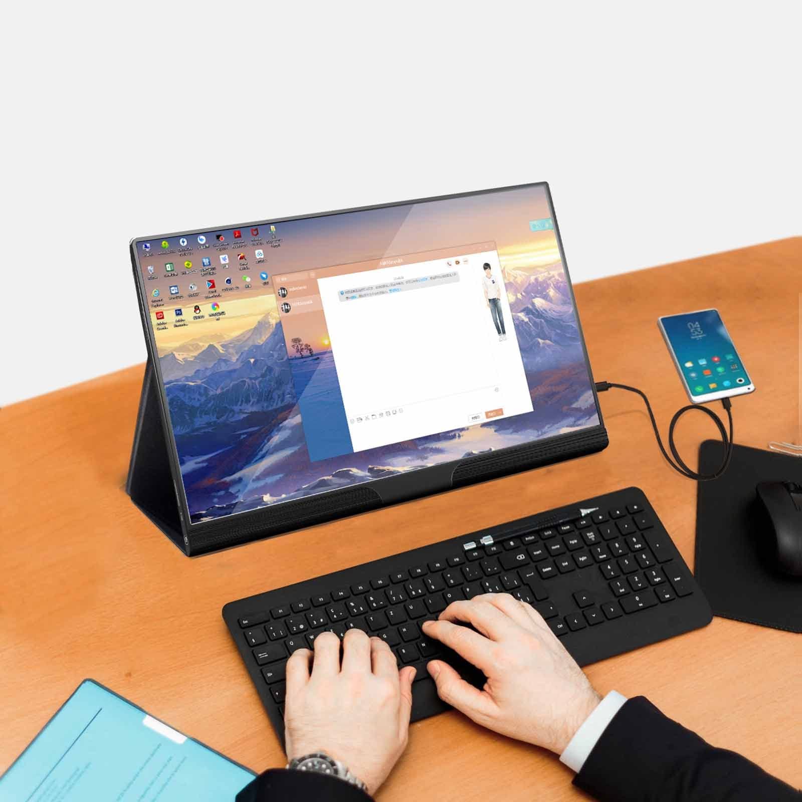BDT Portable Display 15.6 Inch 1080P HD IPS Screen HDR Computer High Resolution Display