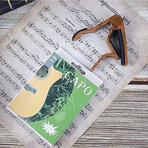 Guitar Capo, Rosewood Capo Guitar Clamp Guitar capo for Acoustic and Electric Guitar
