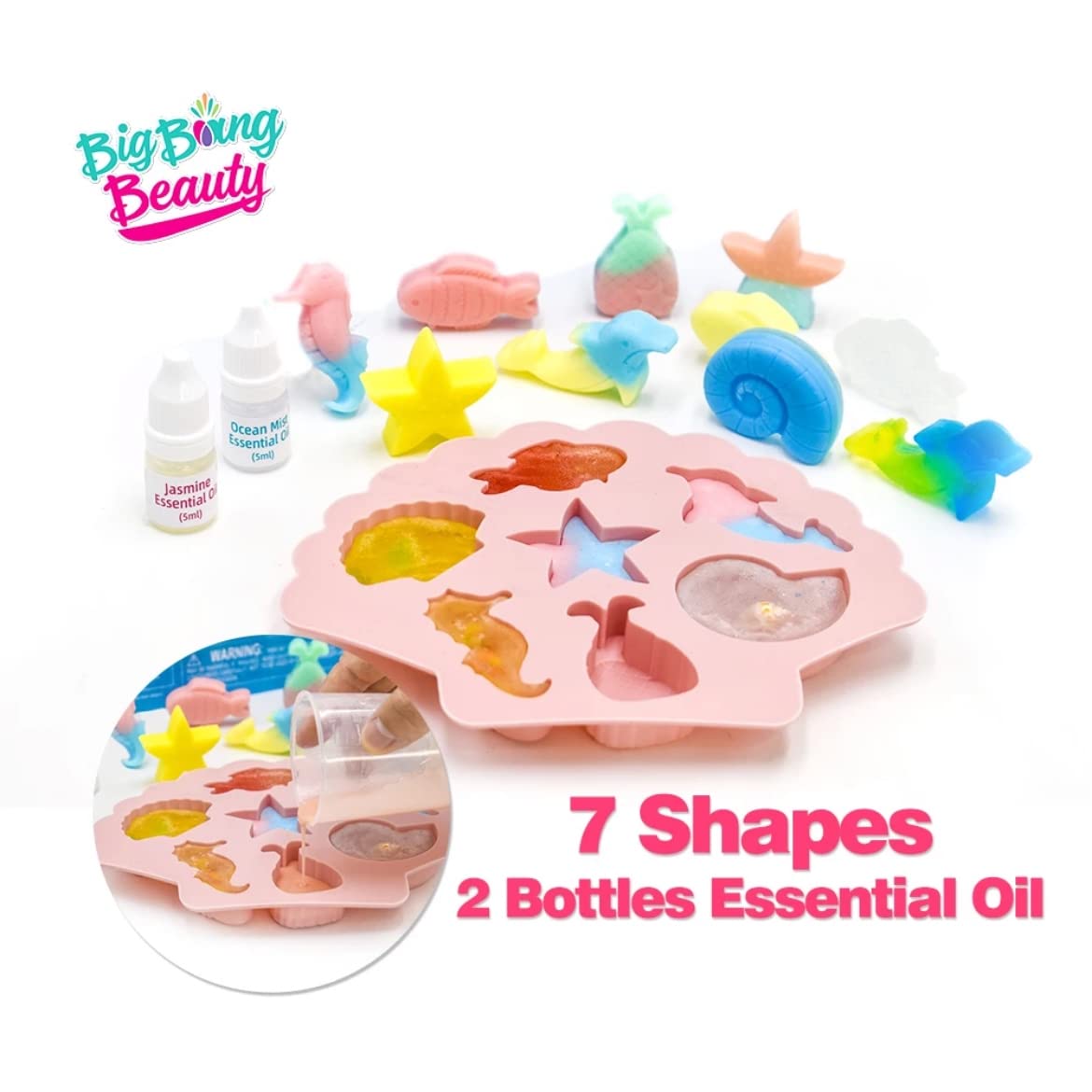 BIG BANG BEAUTY | Make Your Own Soap Science Kit for Kids | DIY | Craft Project | STEAM Project | Birthday Gift Childrens Science Projects | Kids Kitchen Science | Ages 8+