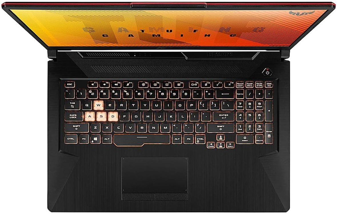 ASUS TUF Gaming Laptop, AMD 6-Core Ryzen 5 4600H, 17.3" FHD 144Hz IPS Display, NVIDIA GeForce GTX 1650, 32GB DDR4 1TB SSD, Single-Zone RGB Backlit Keyboard, Wi-Fi, USB-C, RJ-45, Win11 Pro