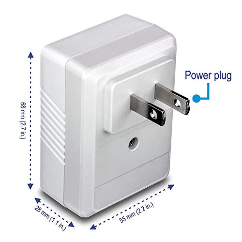 TRENDnet Powerline 500 AV Nano Adapter Kit, Includes 2 x TPL-406E Adapters, Cross Compatible with Powerline 600-500-200, Windows 10, 8.1, 8, 7, Vista, XP, Plug & Play Install, White, TPL-406E2K