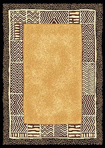 Champion Rugs African Tribal Print Area Rug Rug Non-Slip Floor Mat Living Room Bedroom (5β 3β X 7β 5β)