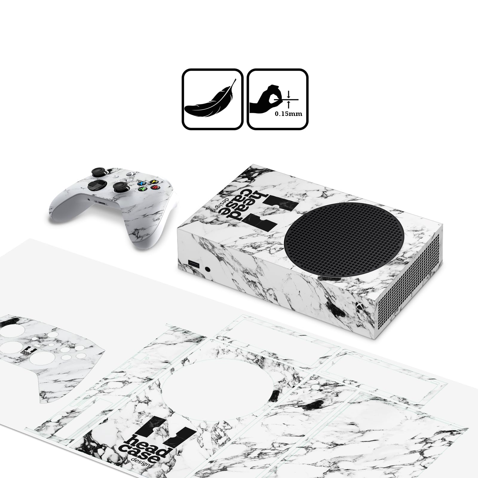 Head Case Designs Officially Licensed Pixie Cold Fox Art Mix Vinyl Sticker Gaming Skin Decal Cover Compatible With Xbox Series S Console and Controller Bundle