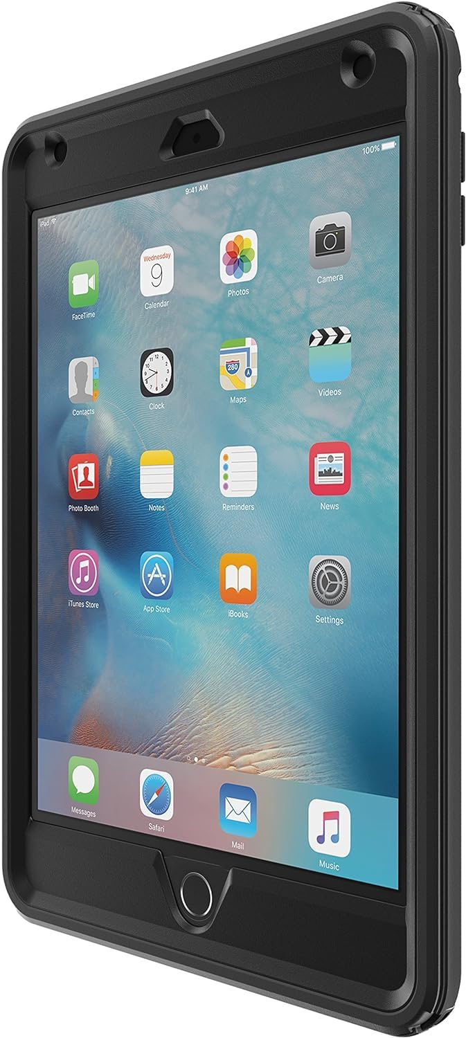 OtterBox Defender Series Case for iPad Mini 4 (ONLY) - Retail Packaging - Black