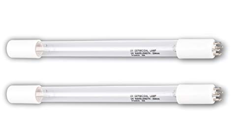 BLUONICS (2pcs) 6W UV Replacement Bulb 4 Prong for Our Water Purifier Ultraviolet Light System