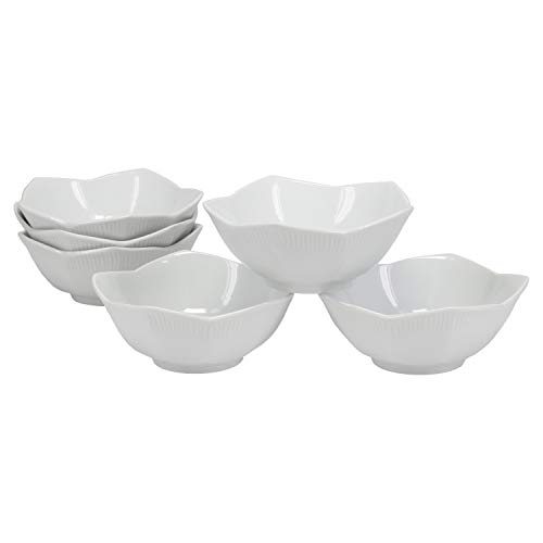BIA Cordon Bleu Porcelain Lotus Bowls, One Size, White (900138S6SIOC)