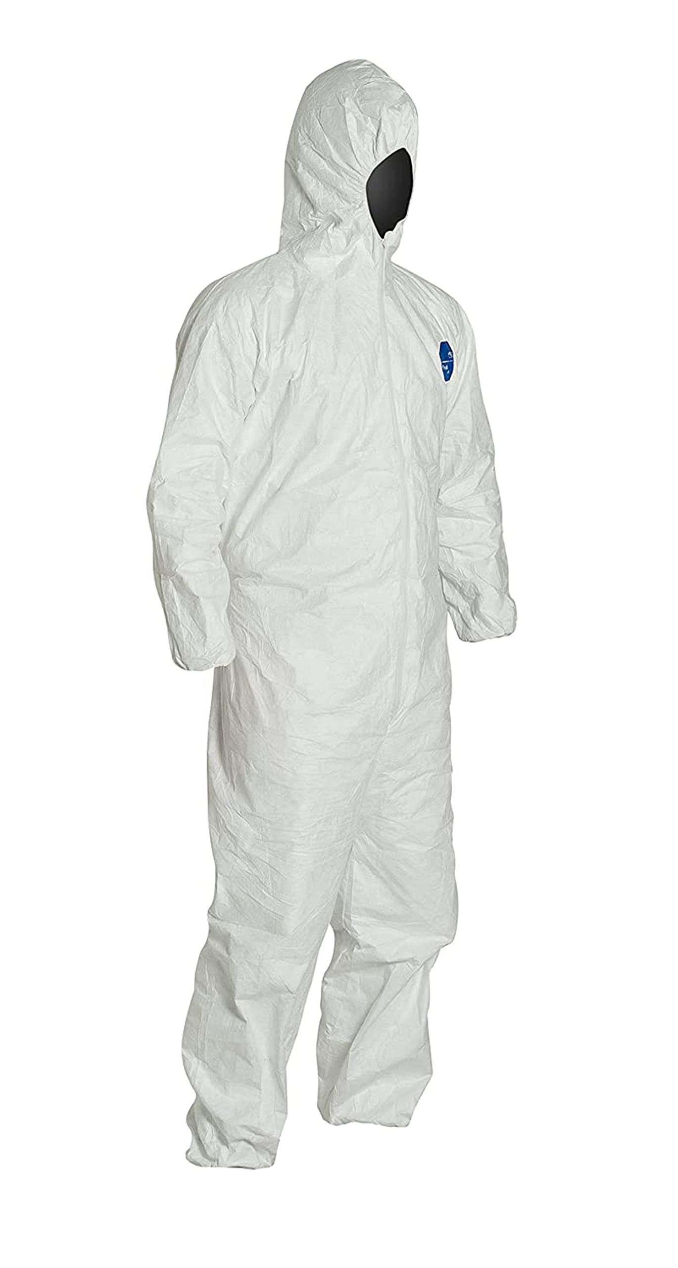 Tyvek Disposable Suit by Dupont with Elastic Wrists, Ankles and Hood (Medium)