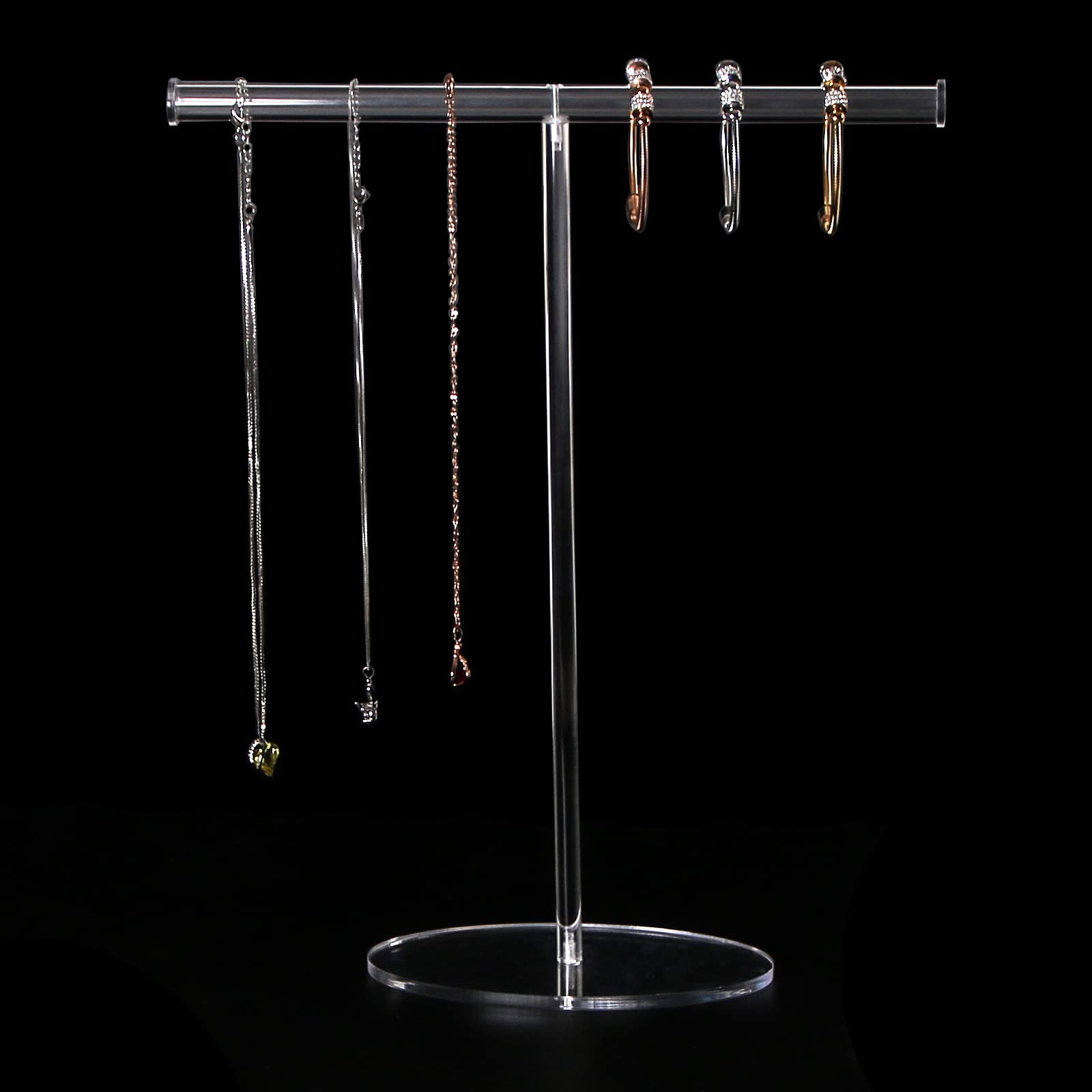 Ausalivan Acrylic Necklace Holder Organizer,bracelet Necklace Display Stand for Selling,Jewelry Storage Rack