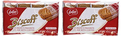 Biscoff Cookies - 4.3 Ounce (Pack of 2) (16 Individual Snack Packs)
