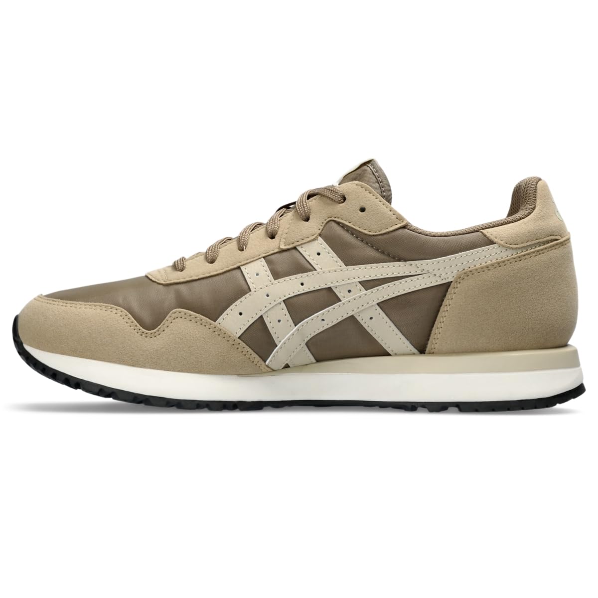 ASICS Unisex Tiger Runner II Sportstyle Shoes, 11, Cream/Midnight